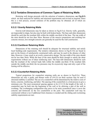 Ch8 retaining-walls | PDF