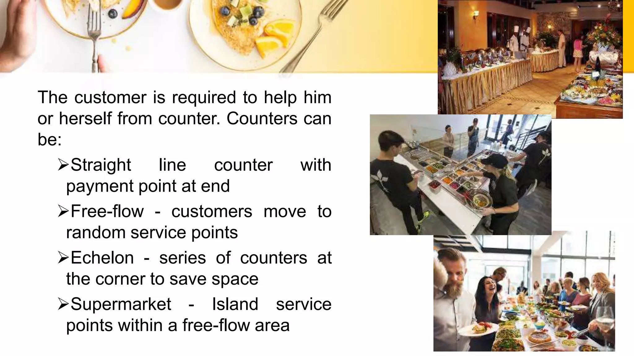 FOOD AND BEVERAGE OPERATION: STYLE OF SERVICE | PPTX