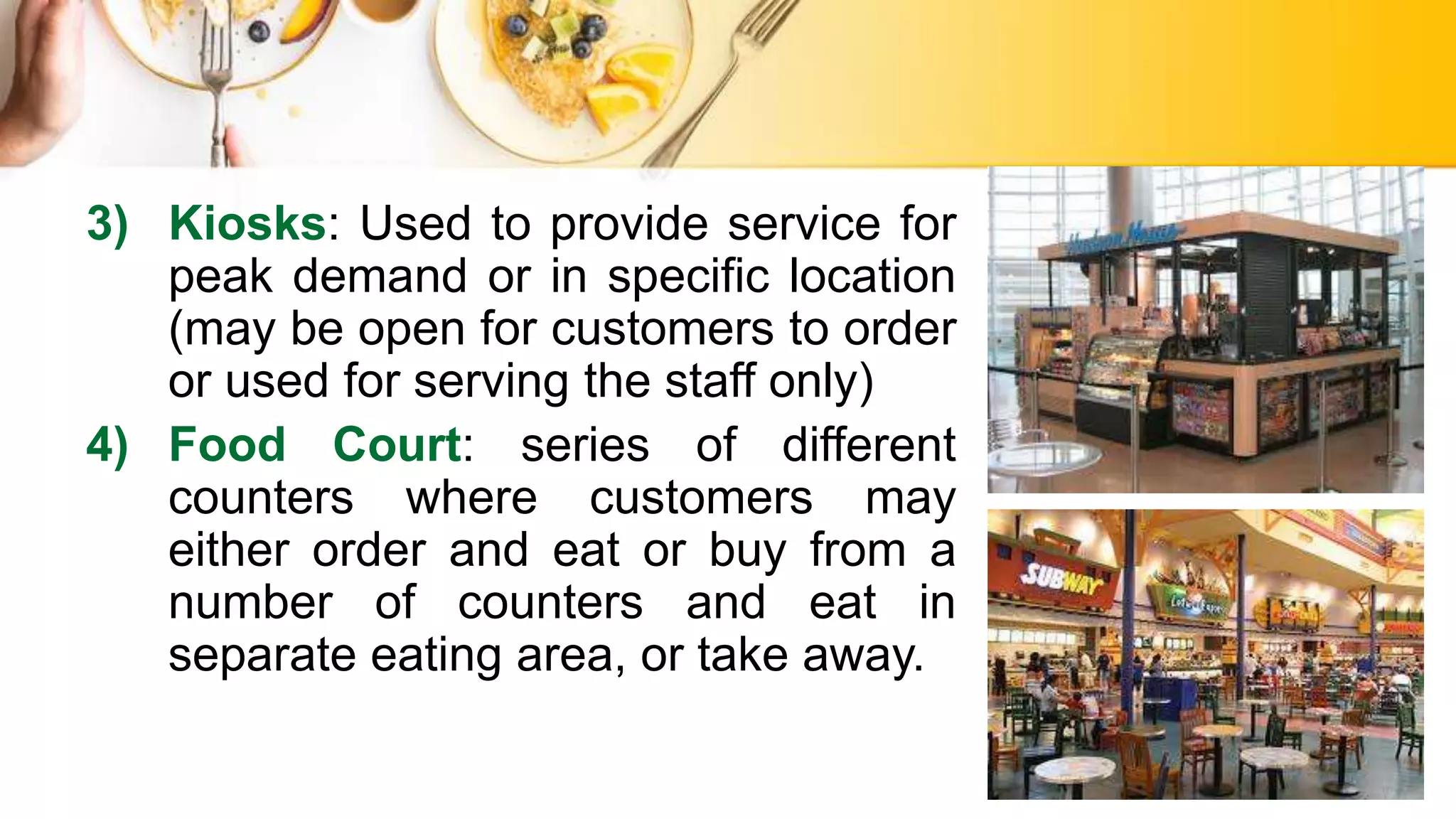 FOOD AND BEVERAGE OPERATION: STYLE OF SERVICE | PPTX
