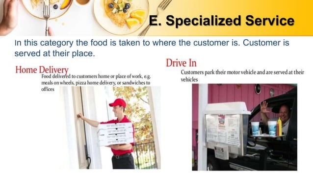FOOD AND BEVERAGE OPERATION: STYLE OF SERVICE | PPTX