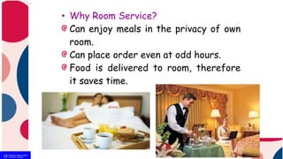 FOOD AND BEVERAGE OPERATION: STYLE OF SERVICE | PPTX