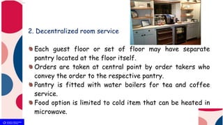 FOOD AND BEVERAGE OPERATION: STYLE OF SERVICE | PPTX