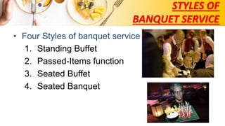 FOOD AND BEVERAGE OPERATION: STYLE OF SERVICE | PPTX