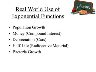 Ch8-2 Solving Exponential Functions | PPTX | Physics | Science