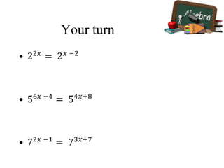 Ch8-2 Solving Exponential Functions | PPTX | Physics | Science