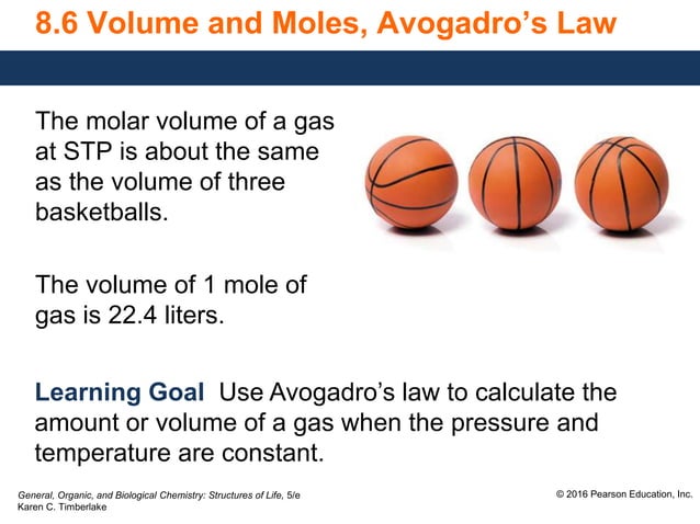 CH8_6_Volume_and_Moles_Avogadros_Laws_GOB_Structures_5th_ed.pptx ...