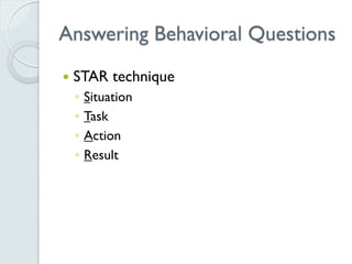 COM 110 Interview questions | PDF