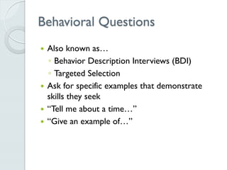 COM 110 Interview questions | PDF