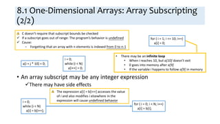 Ch8 Arrays | PPT