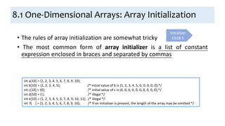 Ch8 Arrays | PPT