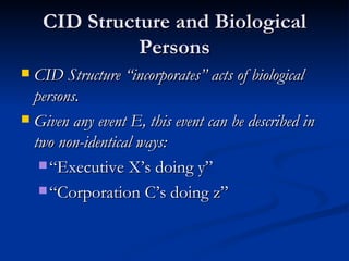 Ch 8 French: corporate moral agency | PPT