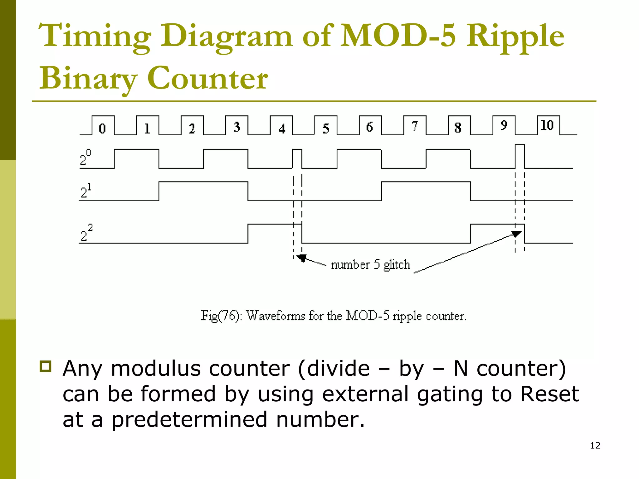 Logic Design - Chapter 8: counters | PPT