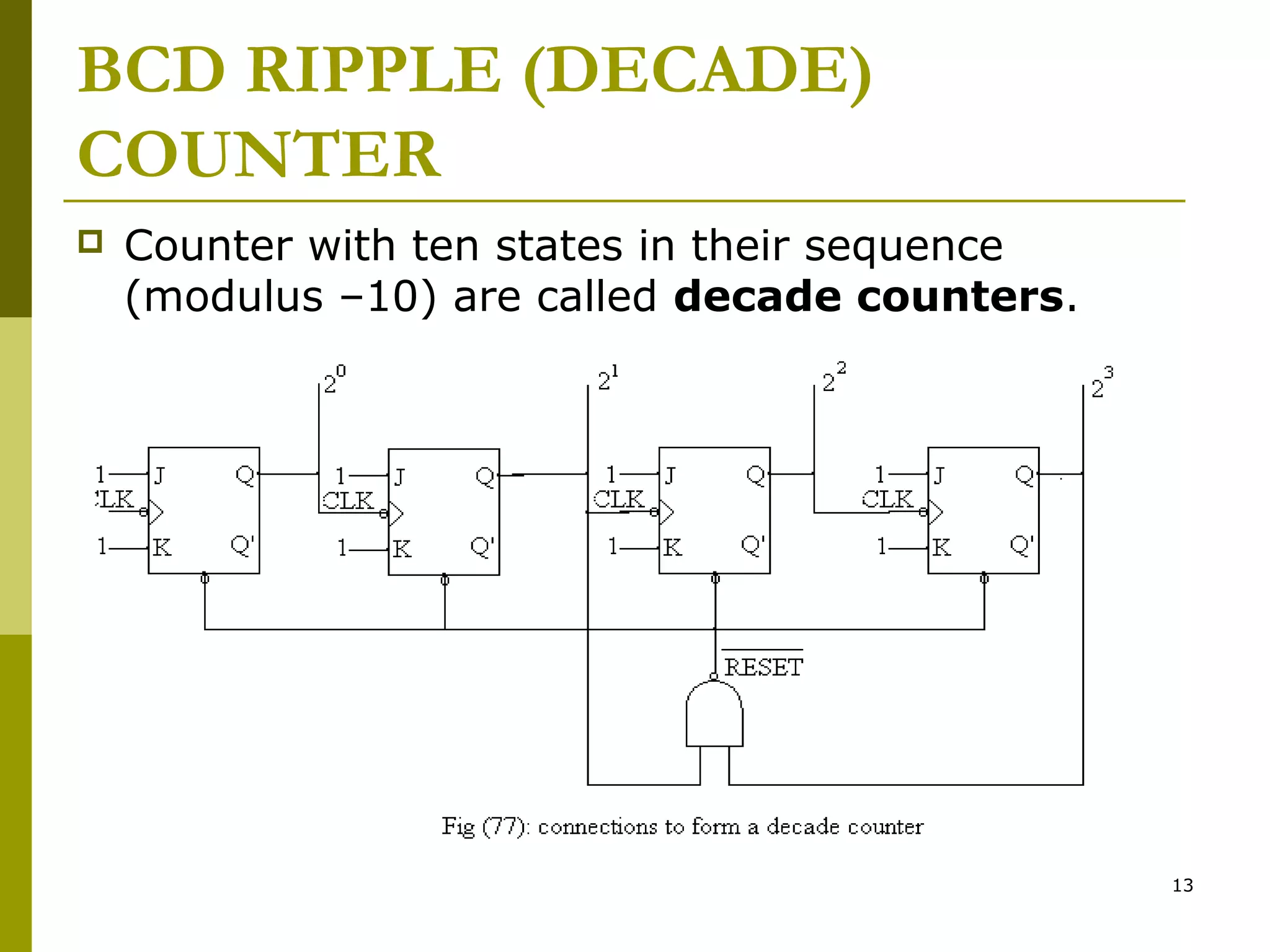 Logic Design - Chapter 8: counters | PPT