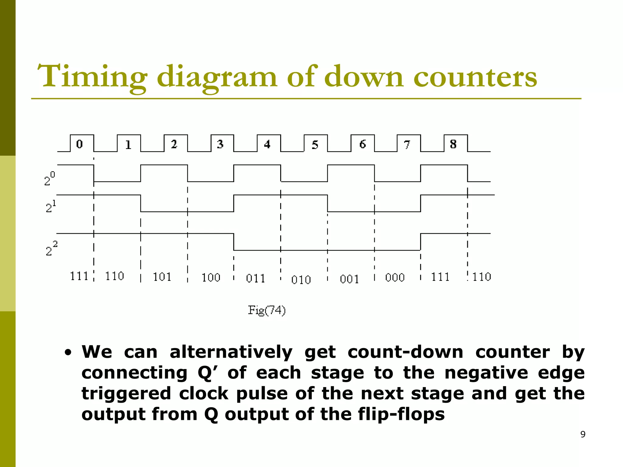 Logic Design - Chapter 8: counters | PPT