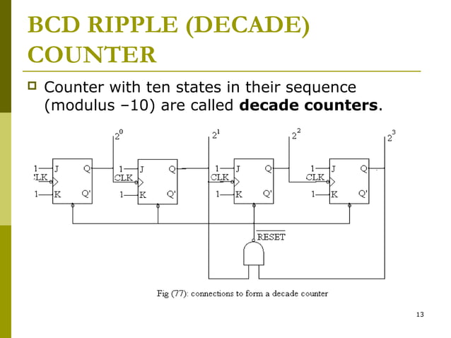 Logic Design - Chapter 8: counters | PPT