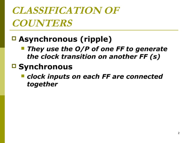 Logic Design - Chapter 8: counters | PPT