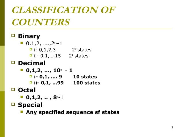 Logic Design - Chapter 8: counters | PPT