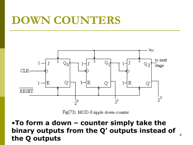 Logic Design - Chapter 8: counters | PPT
