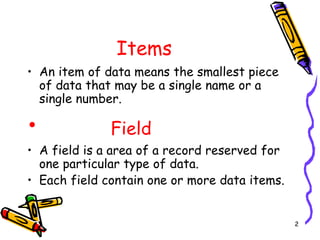 Ch 8 data base | PPT