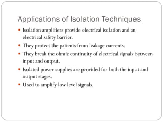Isolation Techniques | PDF