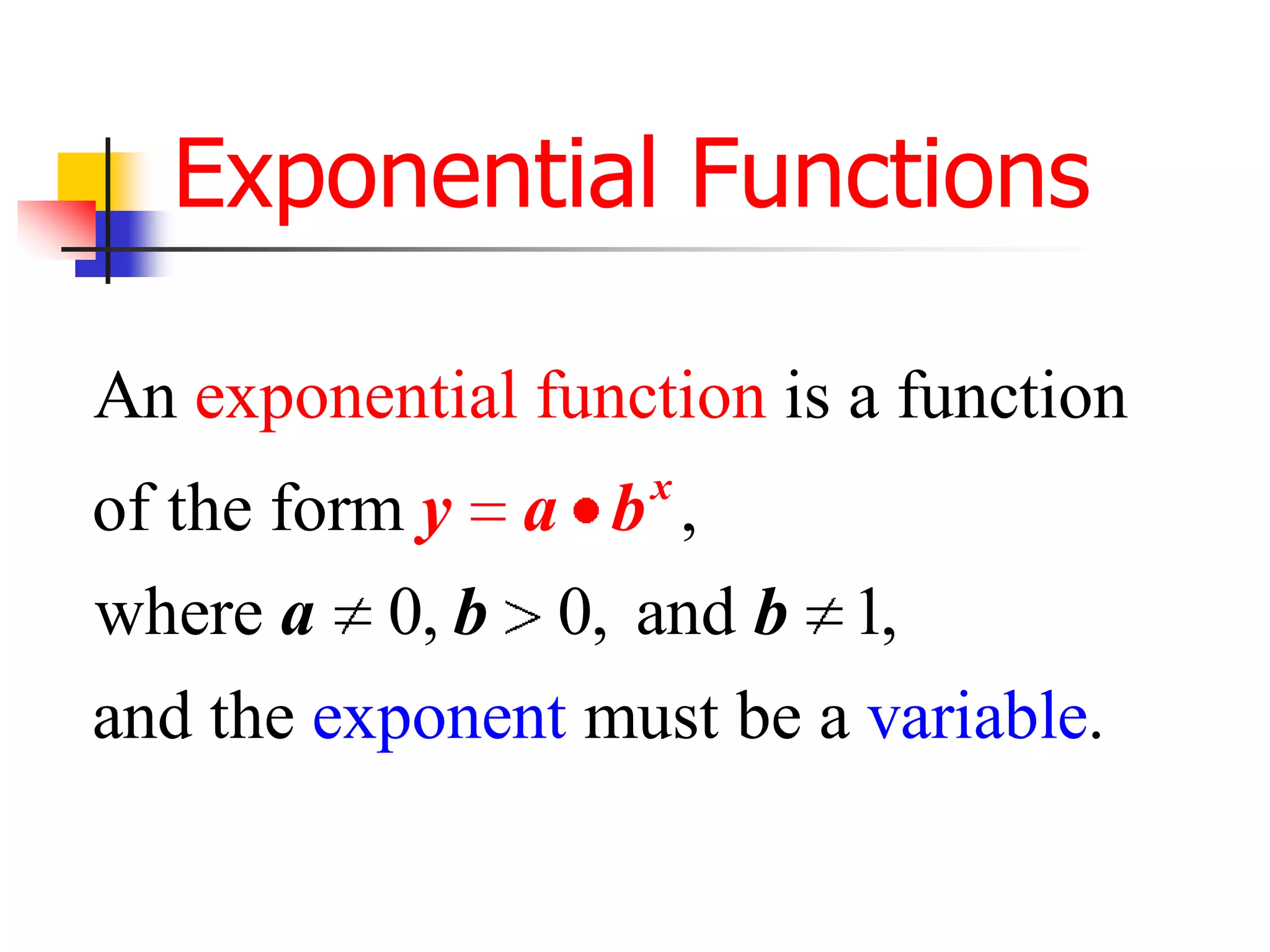 Ch 8 exponential equations and graphing | PPTX