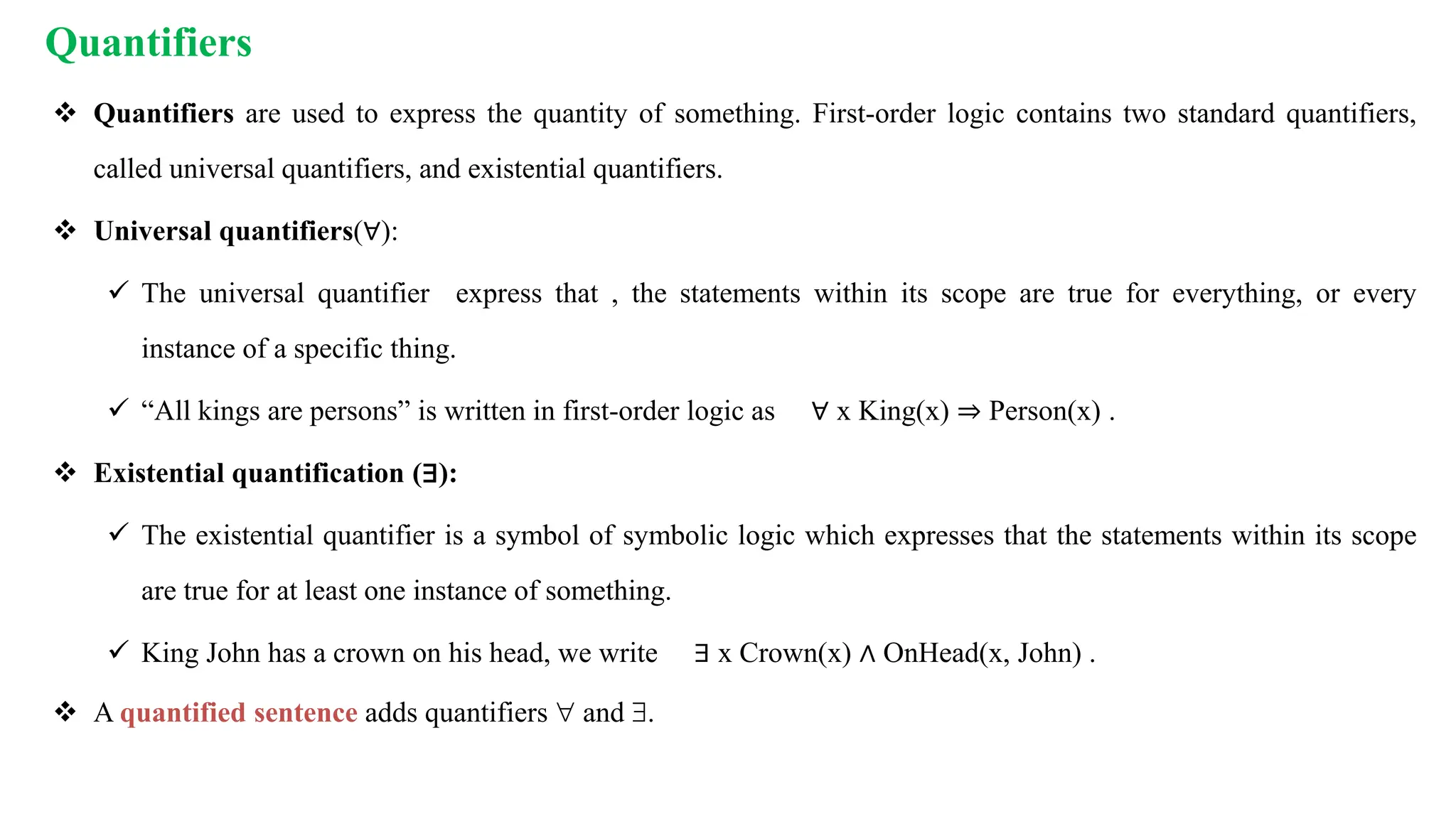 First order logic in artificial Intelligence.pptx