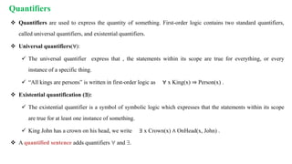 First order logic in artificial Intelligence.pptx