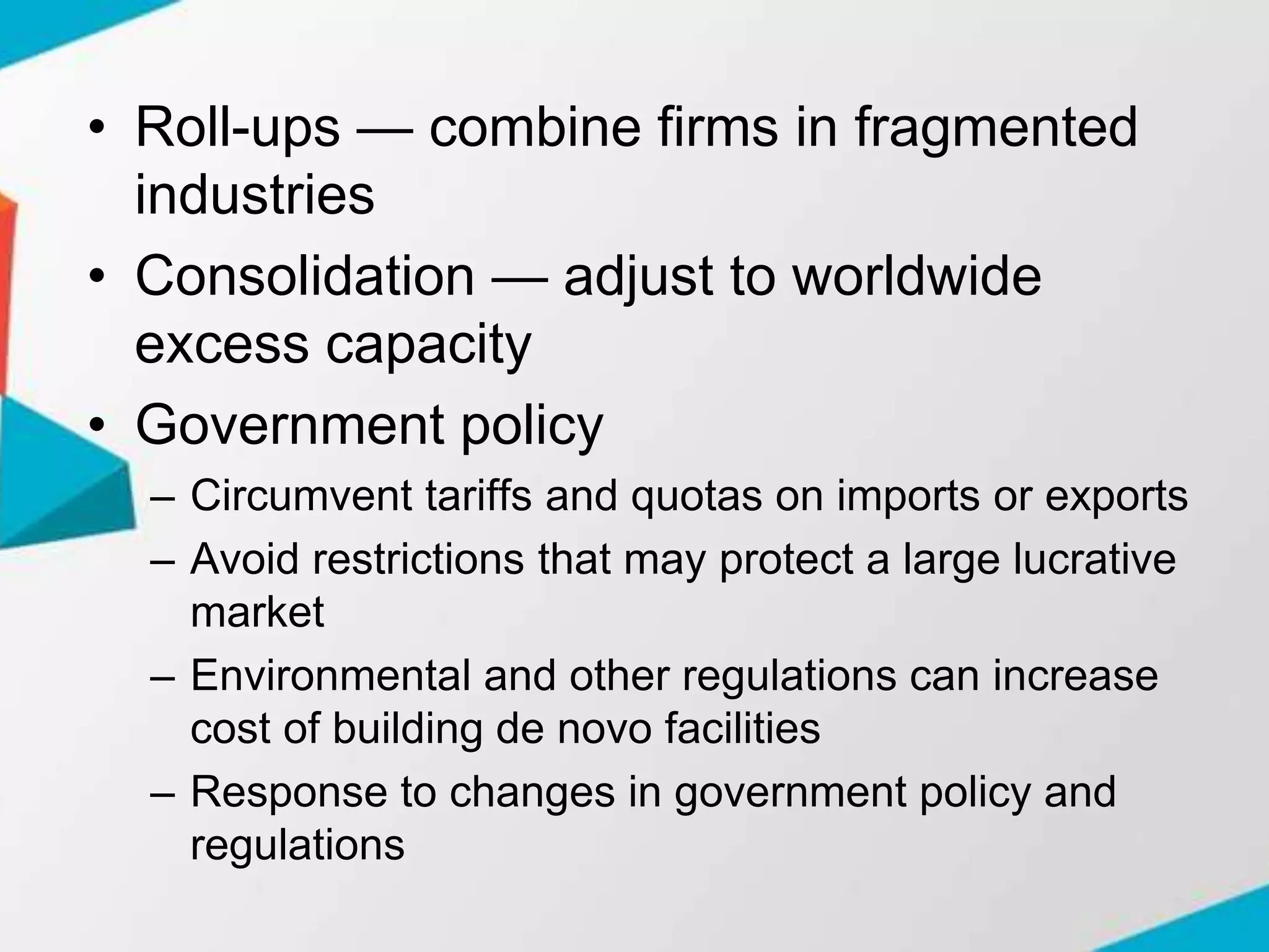 International takeover and restructuring | PPT