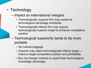 International takeover and restructuring | PPT