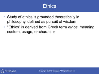 CHAPTER 8 INTRO TO ETHICS | PPTX