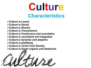 Sociology Chapter 8 culture | PPTX