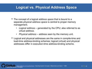 Ch8 main memory | PDF | Operating Systems | Computer Software and ...