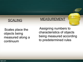 Measurement Scaling | PPT