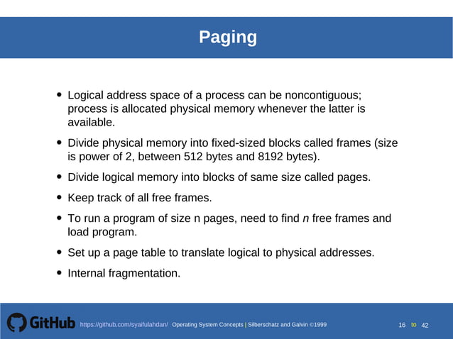 Operating System Ch8 Memory Management Ppt 