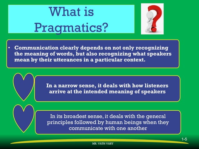CH 8 Pragmatics | PPT
