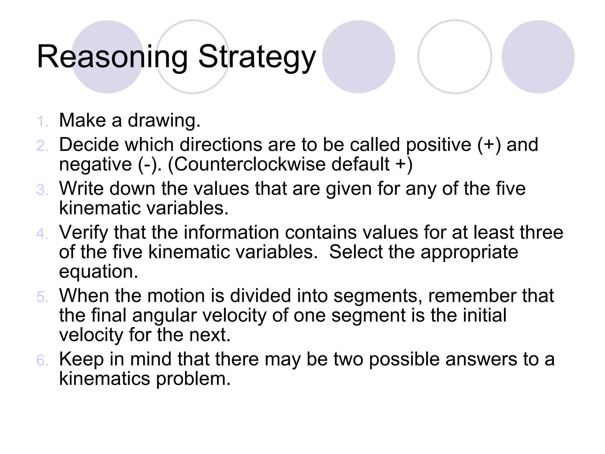 Ch 8 Rotational Kinematics | PPT