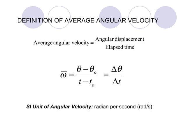 Ch 8 Rotational Kinematics | PPT | Physics | Science
