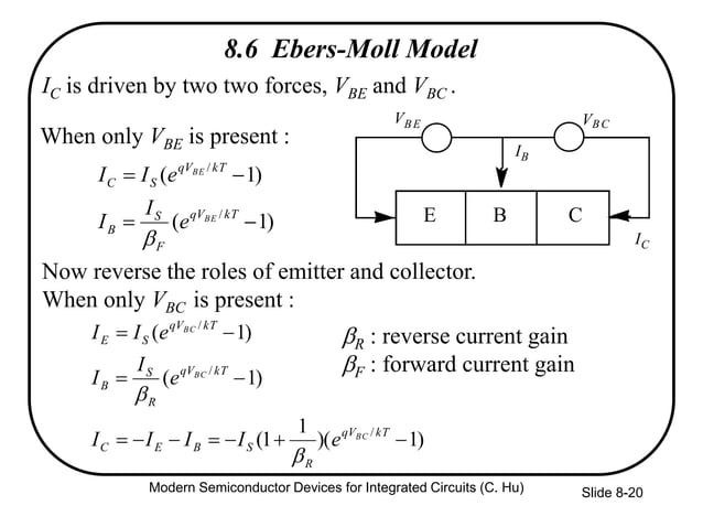 Ch8 lecture slides Chenming Hu Device for IC | PPT | Physics | Science