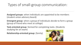 Ch8 small group communication power point | PPTX