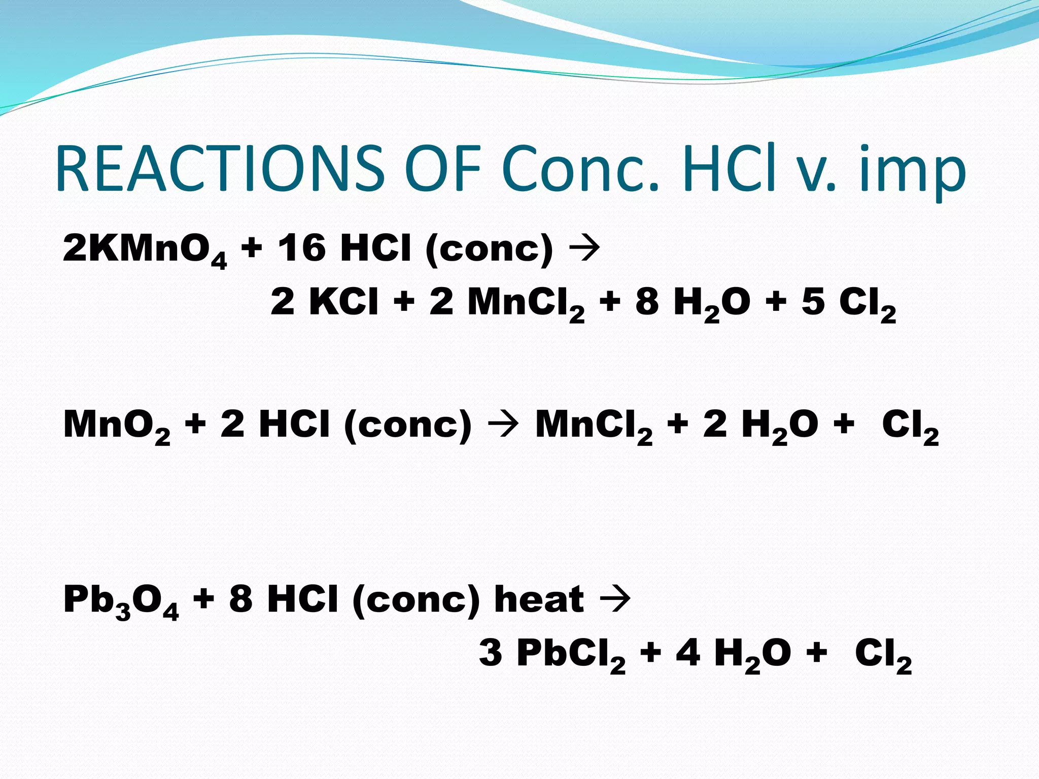 Ch8 study of compounds hydrogen chloride | PPTX