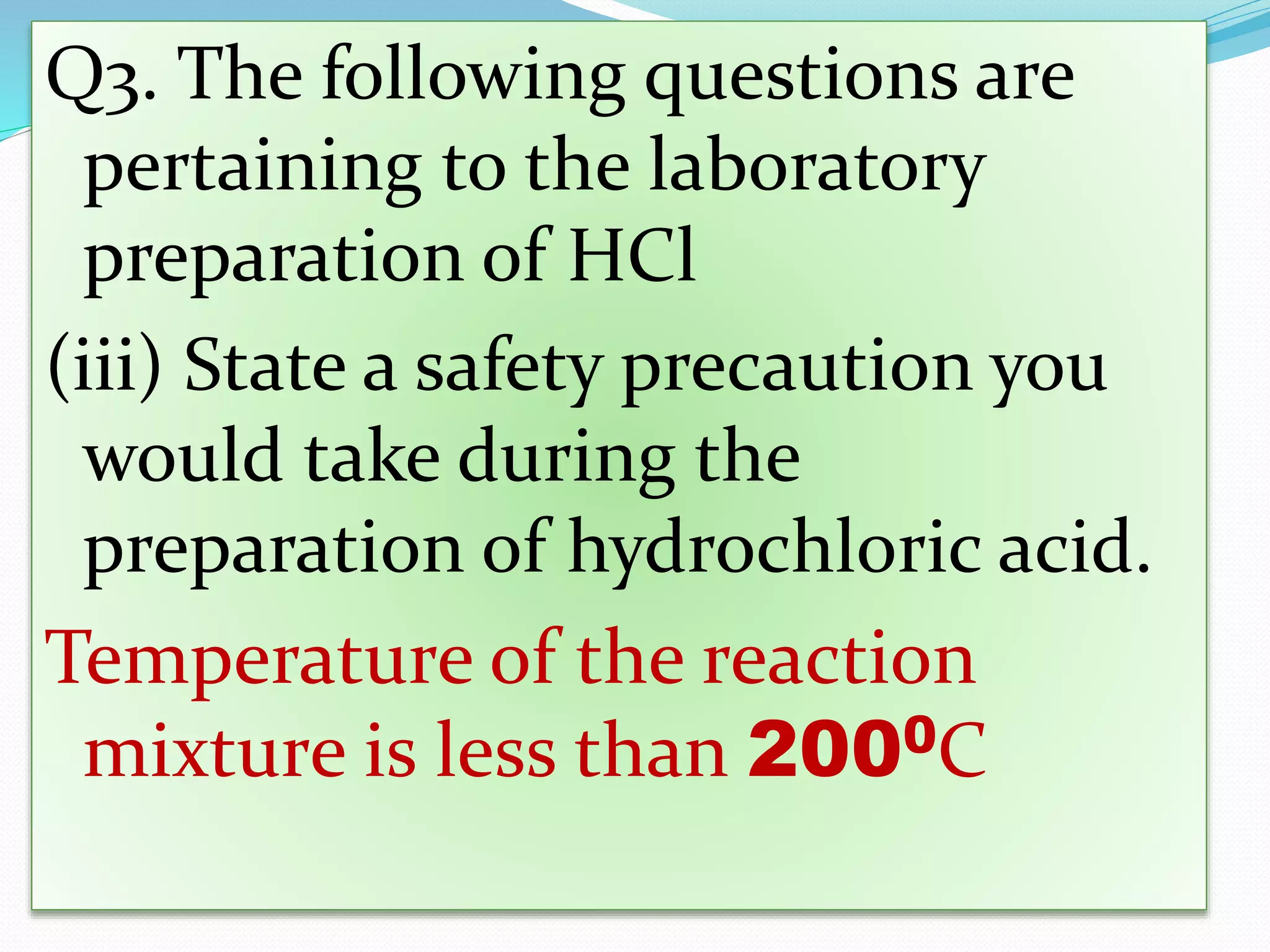Ch8 study of compounds hydrogen chloride | PPTX