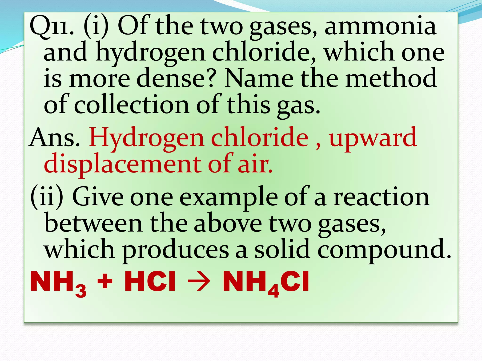 Ch8 study of compounds hydrogen chloride | PPTX