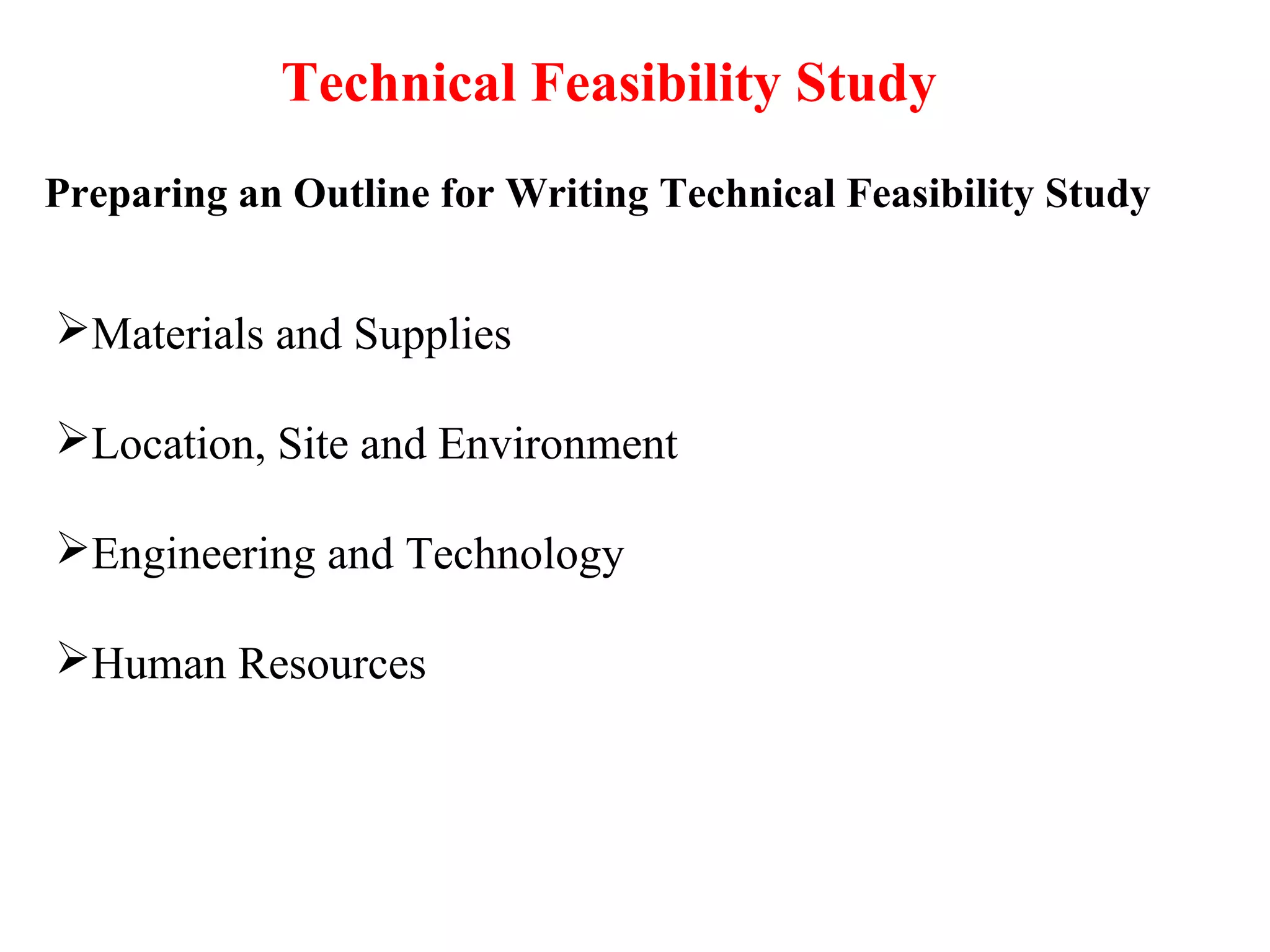 Ch5 technical feasibility study | PPT