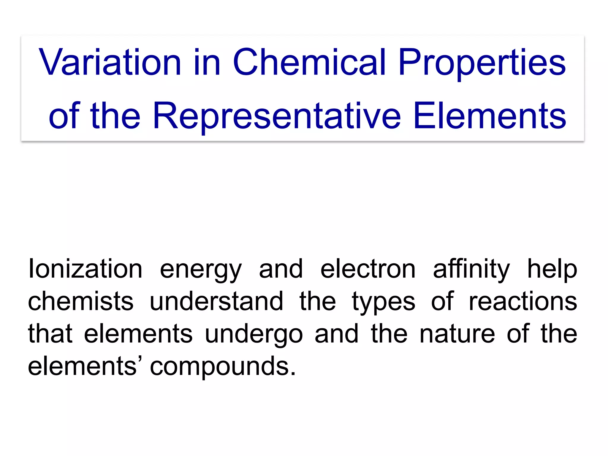 Ch8 the periodic table | PDF