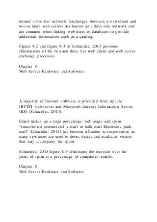 Ch 8 Web Server Hardware and SoftwareCh 9 Electronic Comme | PDF