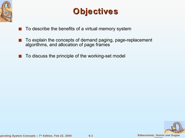 Chapter 9 - Virtual Memory | PPT | Operating Systems | Computer Software and Applications