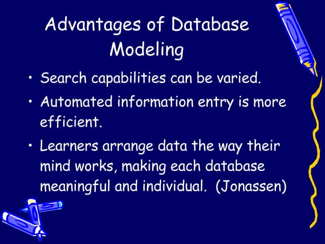 Chapter 9 : Modeling With Databases | PPT