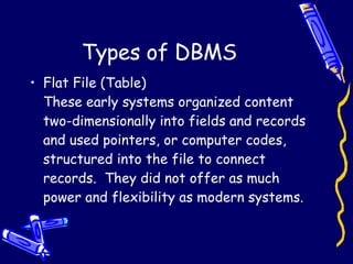 Chapter 9 : Modeling With Databases | PPT | Databases | Computer ...