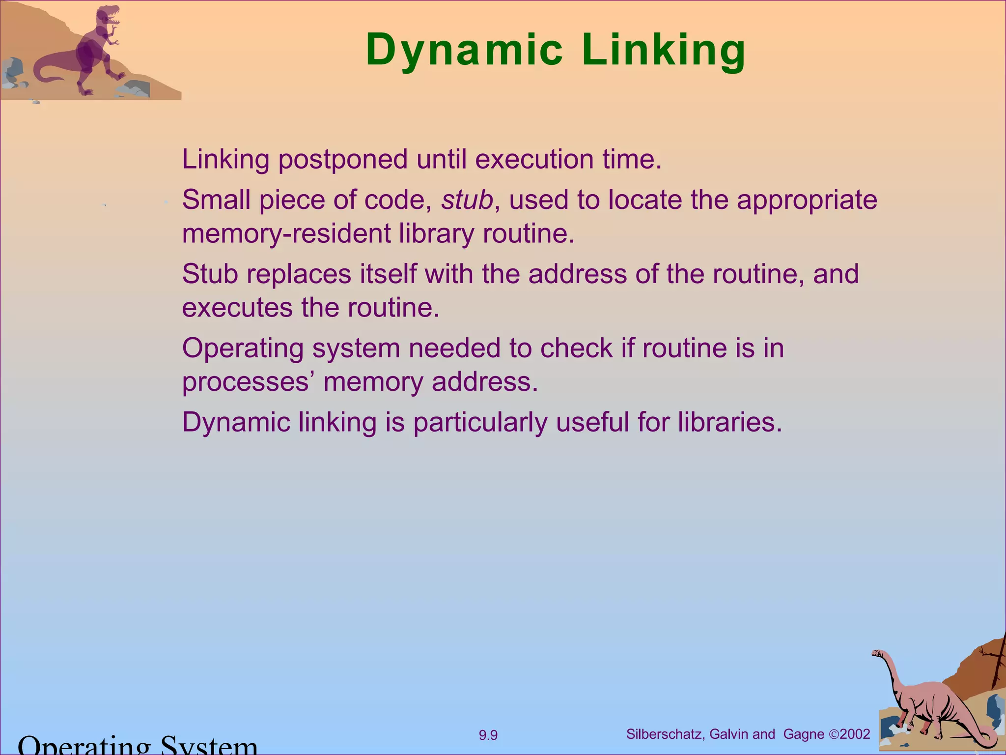 Galvin-operating System(Ch9) | PPT
