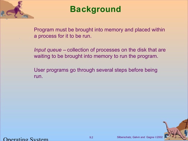 Galvin-operating System(Ch9) | PPT